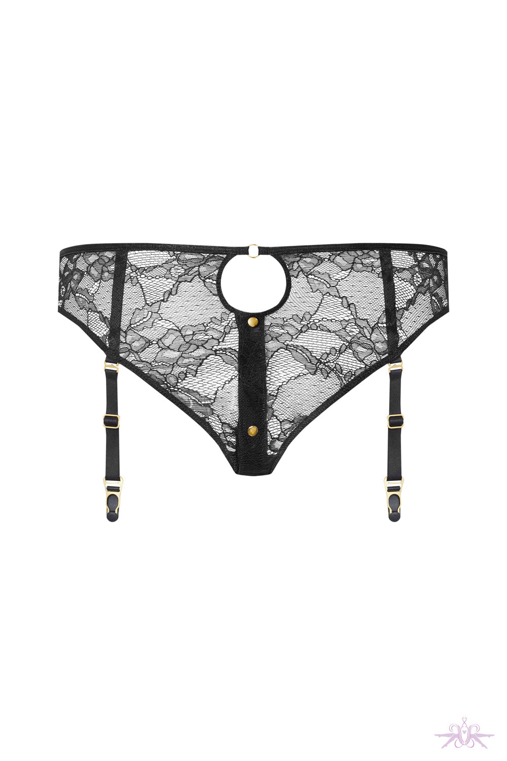 Maison Close Jeux Magnetiques Black Suspender Panty - Mayfair Stockings ...