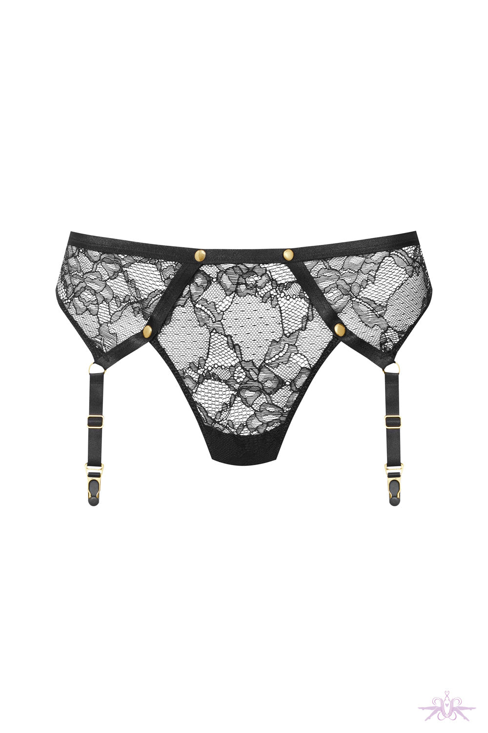 Maison Close Jeux Magnetiques Black Suspender Panty - Mayfair Stockings ...