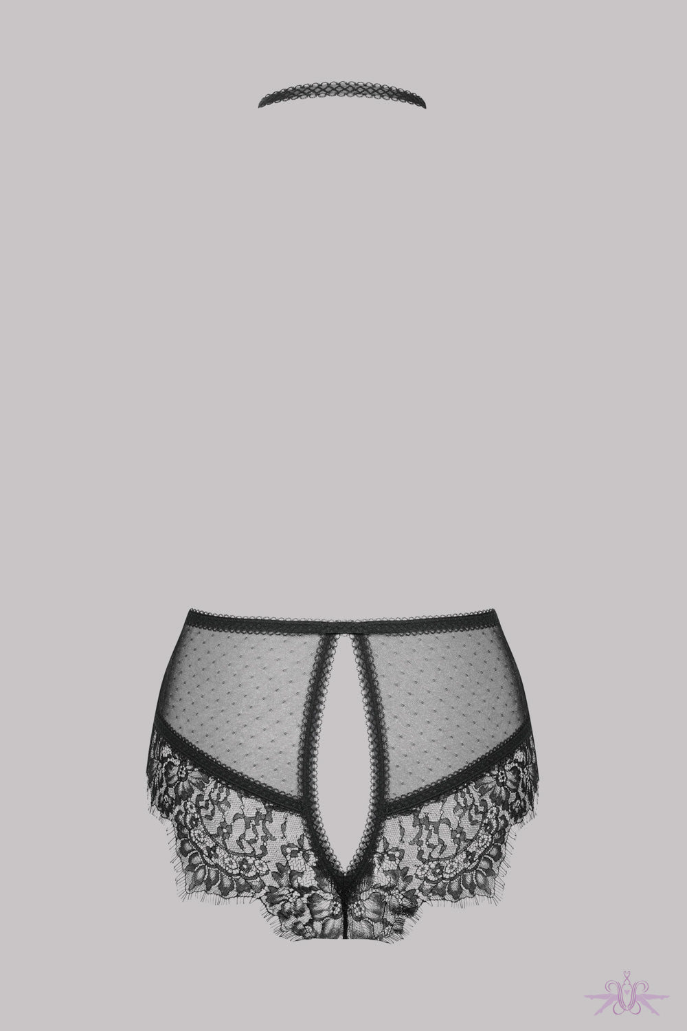 Maison Close Inspiration Divine High Waist Black Panty Harness Mayfair